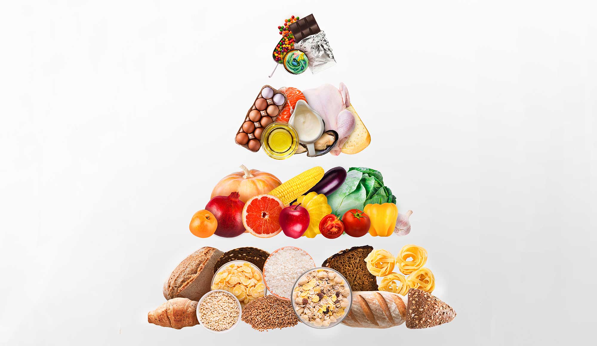 Pirámide nutricional y alimentación: cómo organizar tus comidas